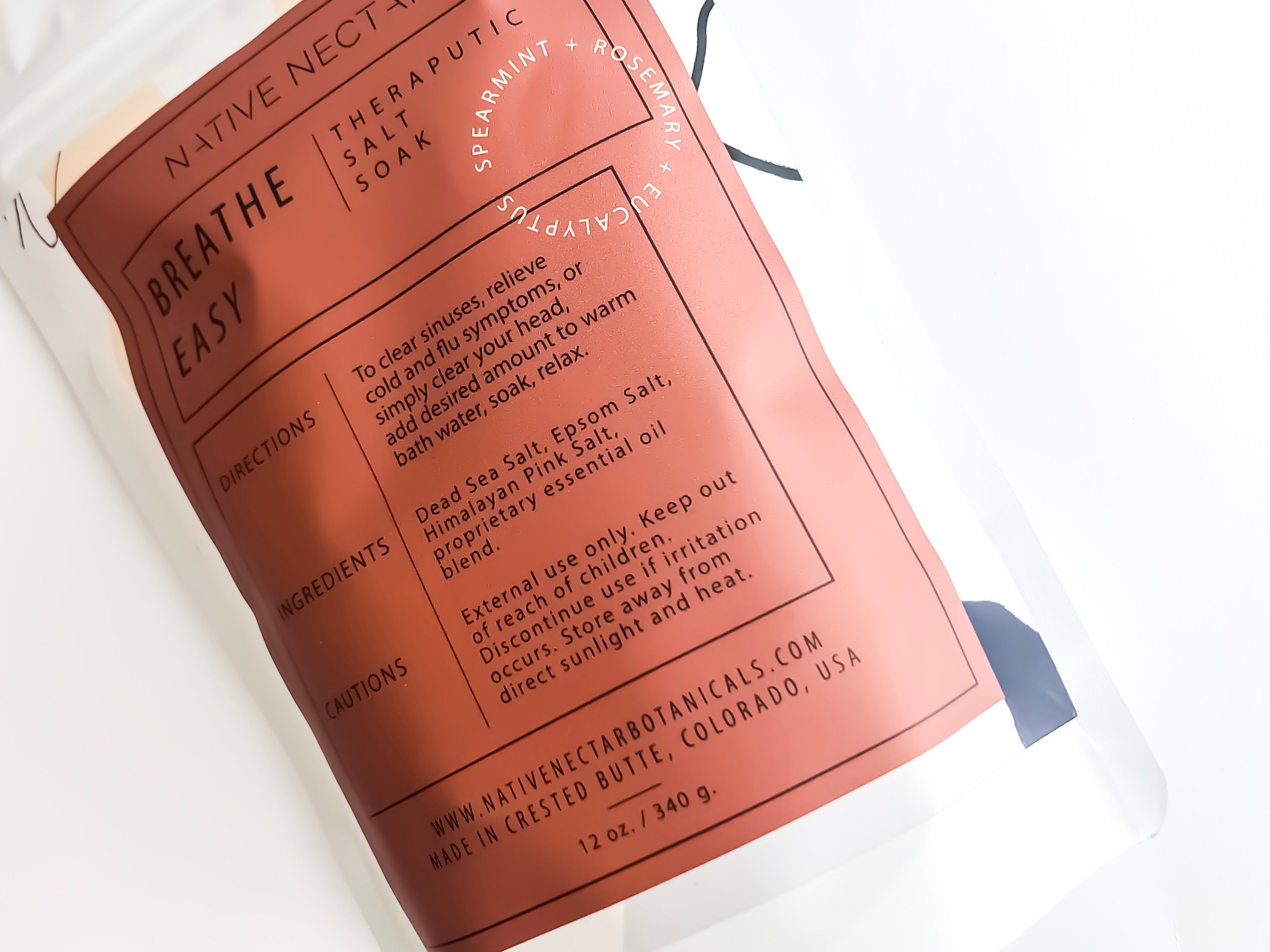Breathe Easy Salt Soak – Native Nectar Botanicals