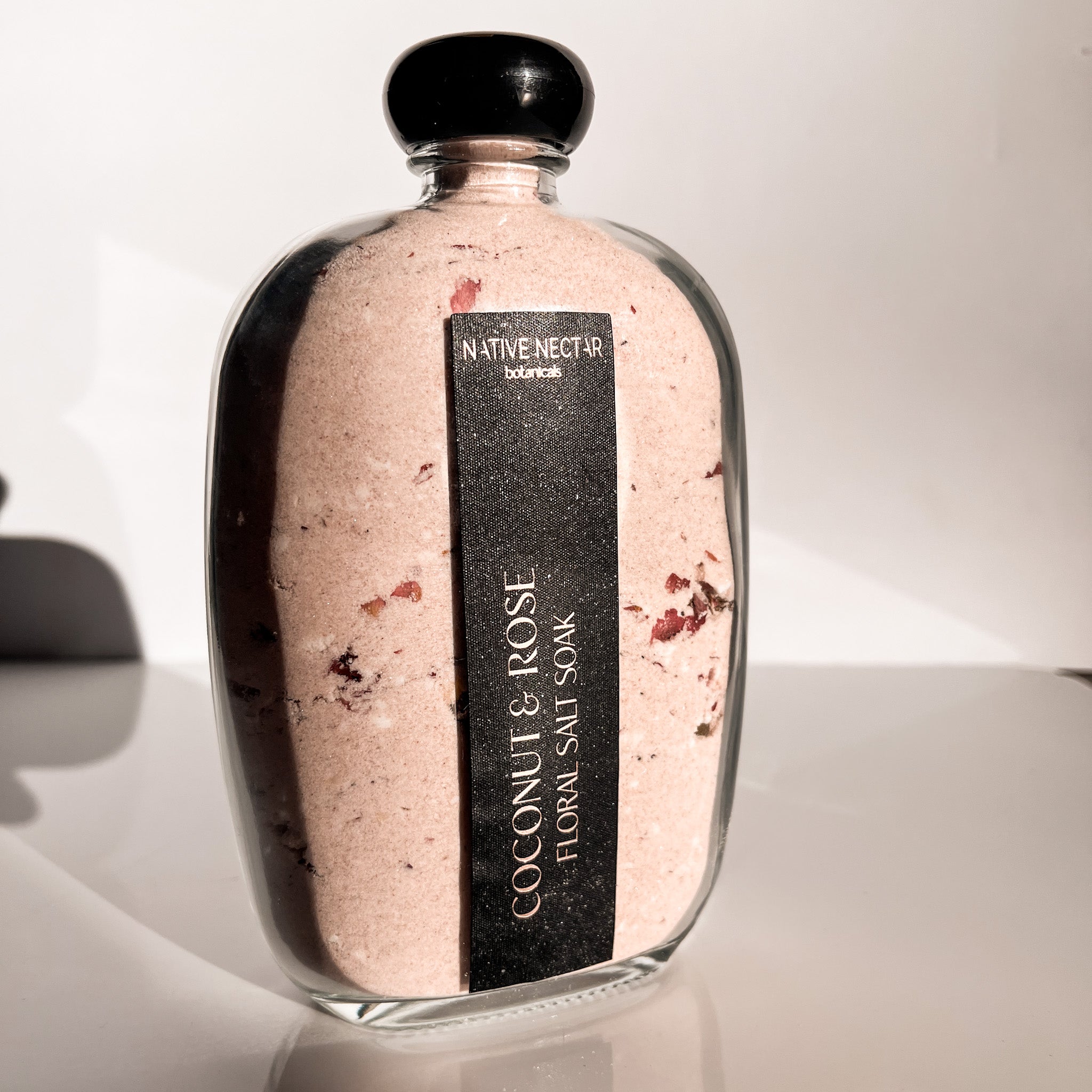 Coconut + Rose Floral Salt Soak – Native Nectar Botanicals
