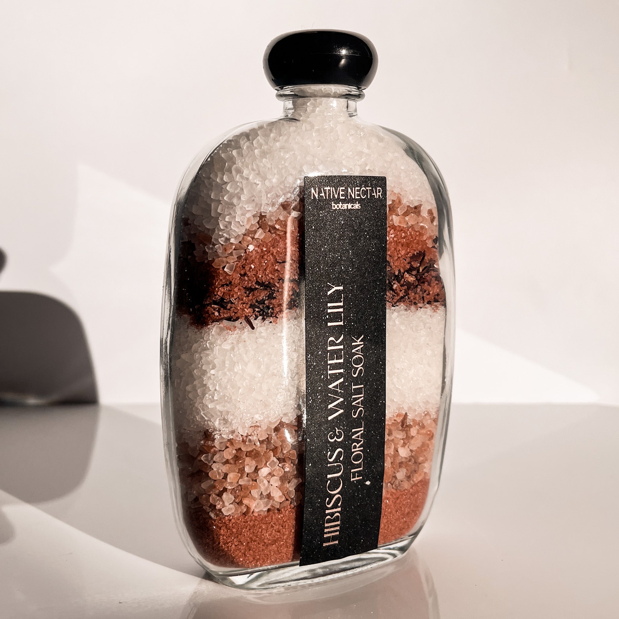Hibiscus + Waterlily Floral Salt Soak – Native Nectar Botanicals
